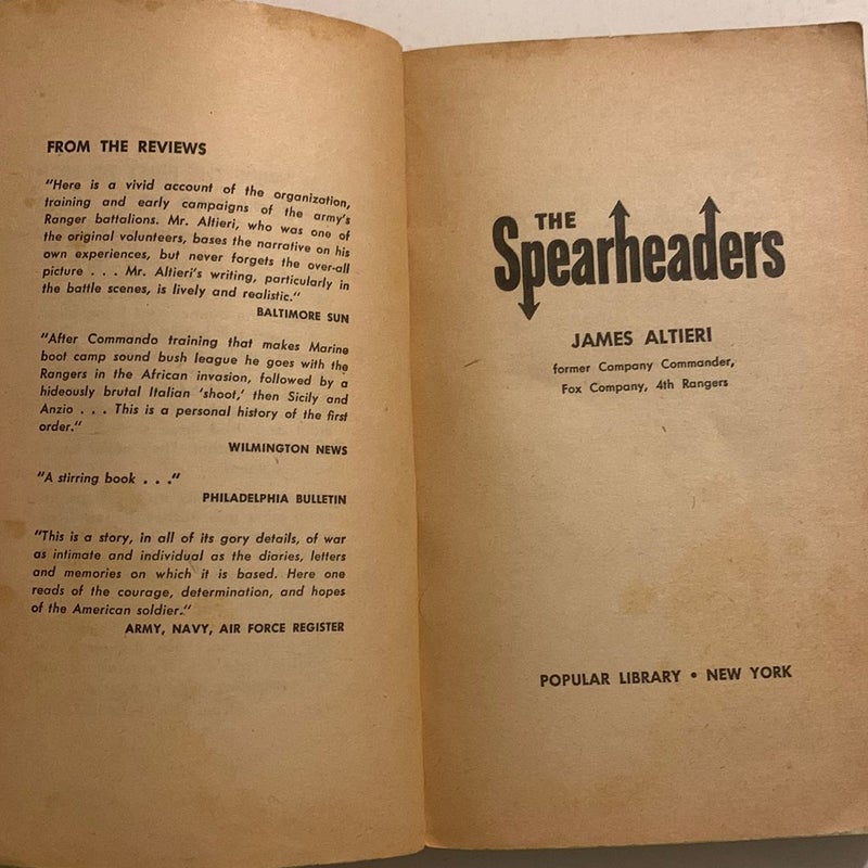 The Spearheaders by James Altieri, Paperback | Pangobooks