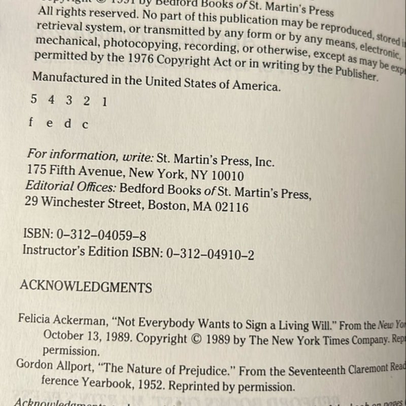 Elements of Argument by Annette T. Rottenberg; Donna Haisty Winchell