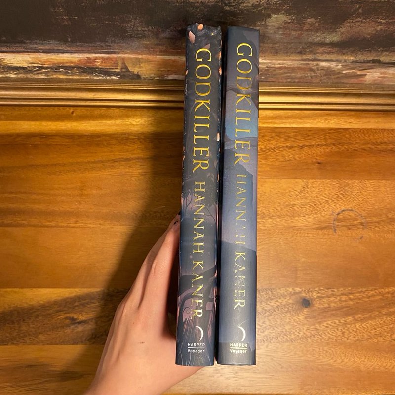 SIGNED Illumicrate Godkiller by Hannah Kaner, Hardcover | Pangobooks