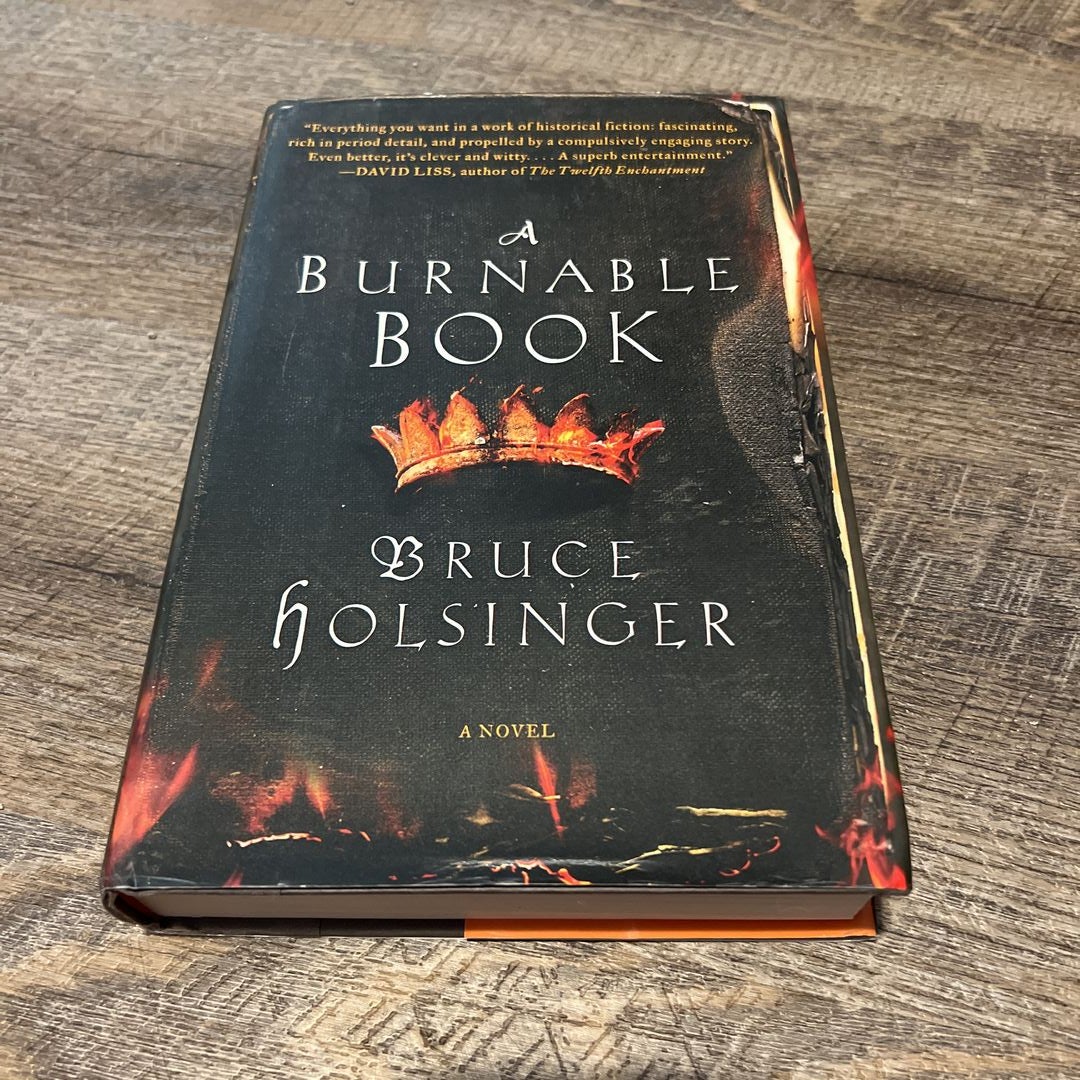 A Burnable Book by Bruce Holsinger