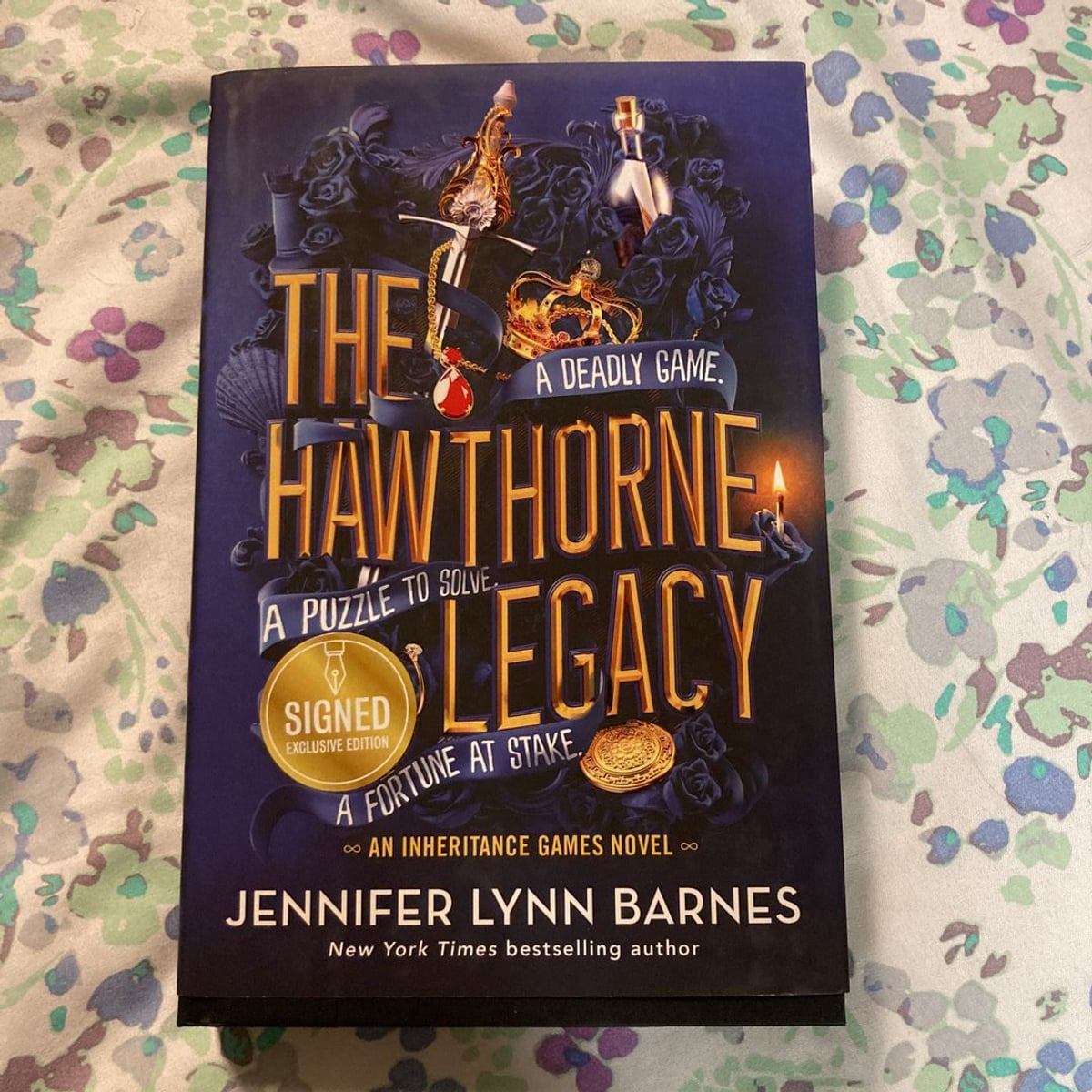 The Hawthorne Legacy SIGNED by Jennifer Lynn Barnes, Hardcover | Pangobooks