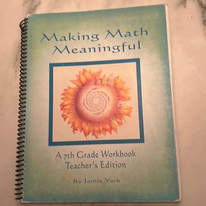 Making Math Meaningful by Jamie York