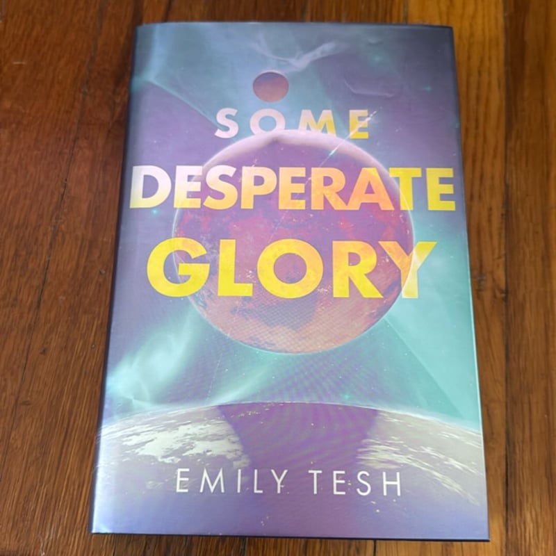Some Desesperate Glory - Illumicrate Edition by Emily Tesh, Hardcover ...