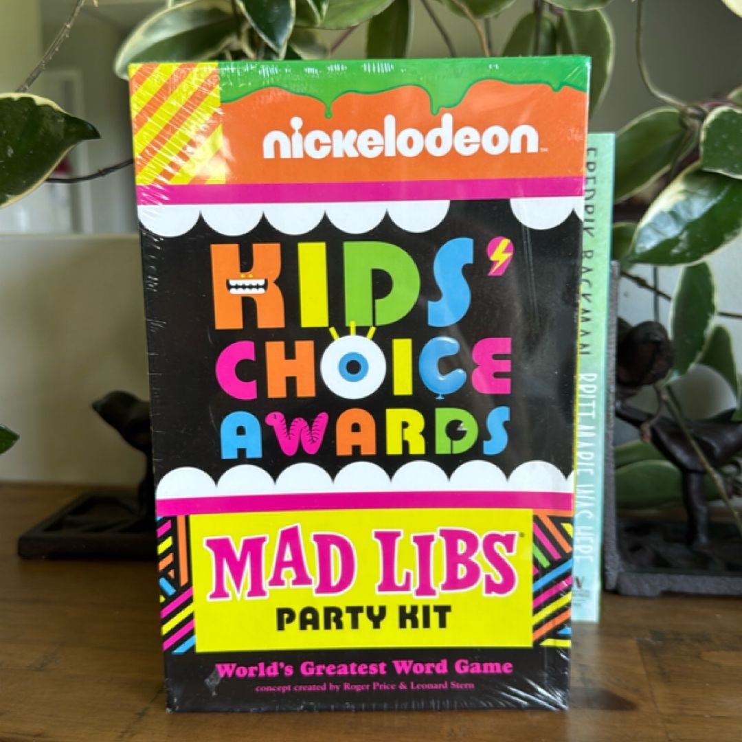 Nickelodeon Kids' Choice Awards Mad Libs Party Kit by Roger Price ...