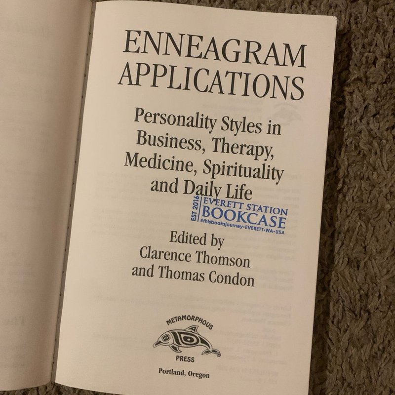 Enneagram Applications by Clarence Thomson