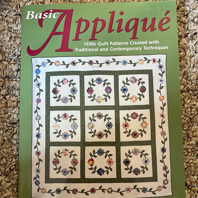 Basic Applique by Cindy Walter, Gail Baker Rowe