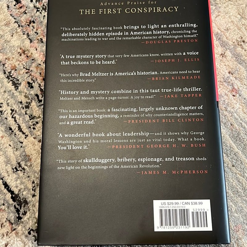 The First Conspiracy (Exclusive Edition) by Brad Meltzer, Josh Mensch ...