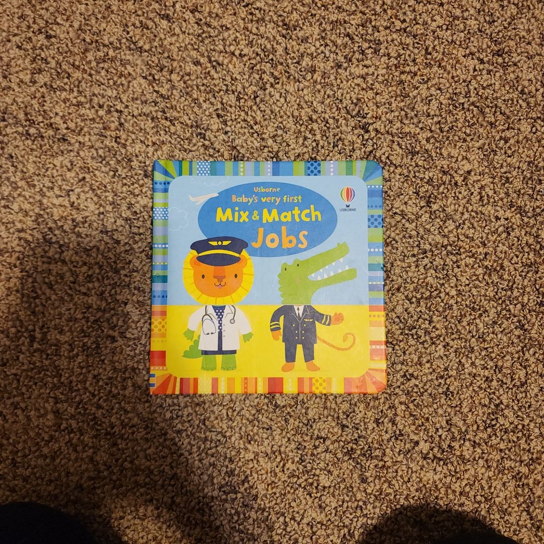 Mix and Match Jobs by Usborne, Hardcover | Pangobooks