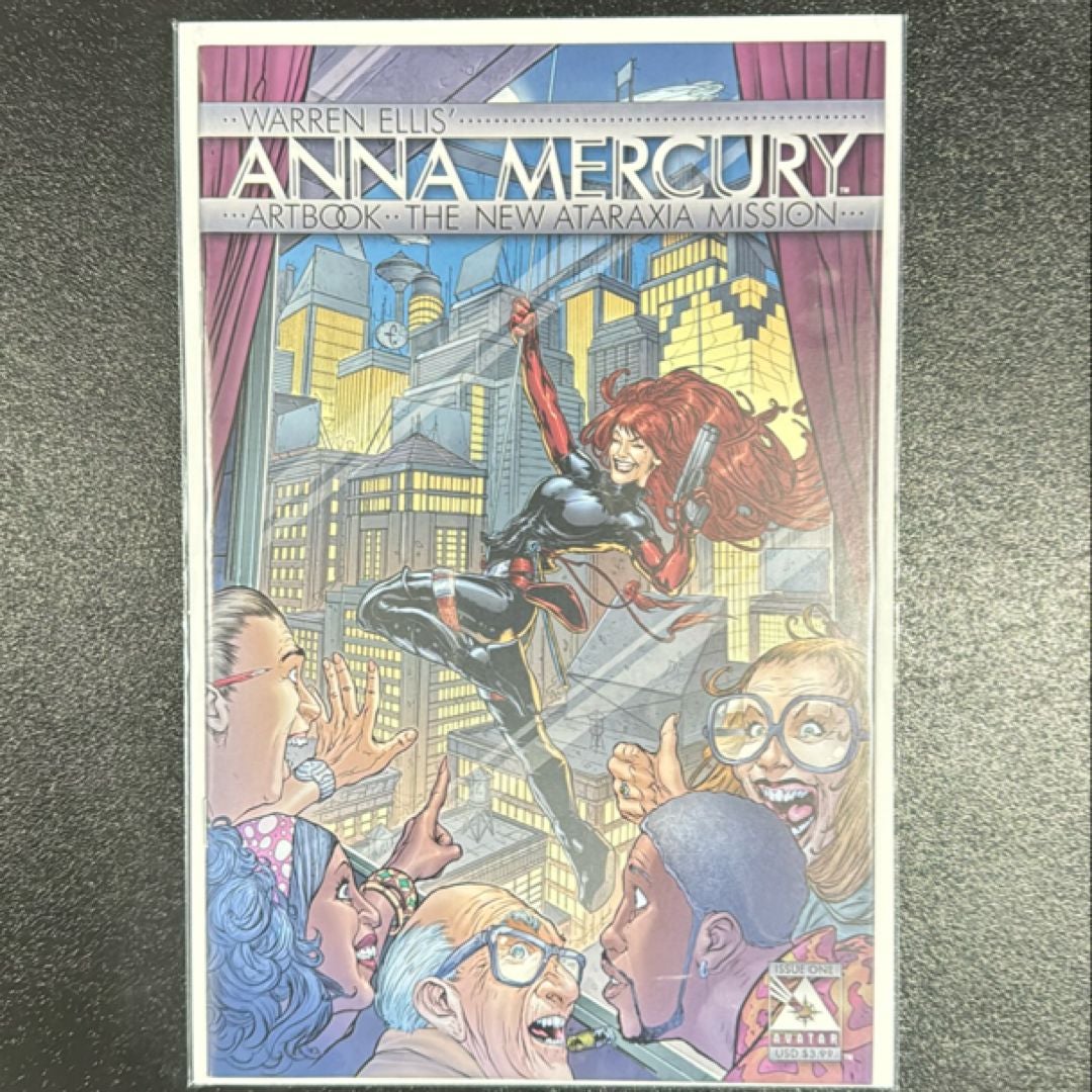 Anna Mercury # 1 2009 Art Book The New Ataraxia Mission Warren Ellis Avatar Comics by Avatar ...