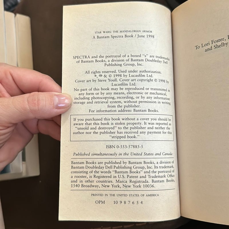 The Mandalorian Armor: Star Wars Legends (the Bounty Hunter Wars) by K. W. Jeter