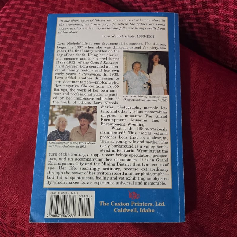 Lora Webb Nichols by Nancy F. Anderson, Lora W. Nichols