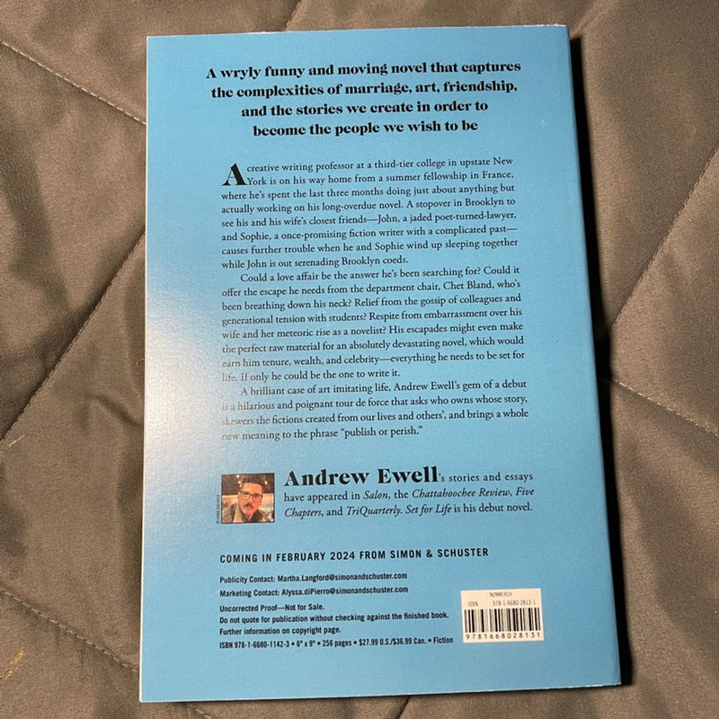 Set for Life ARC by Andrew Ewell, Paperback | Pangobooks