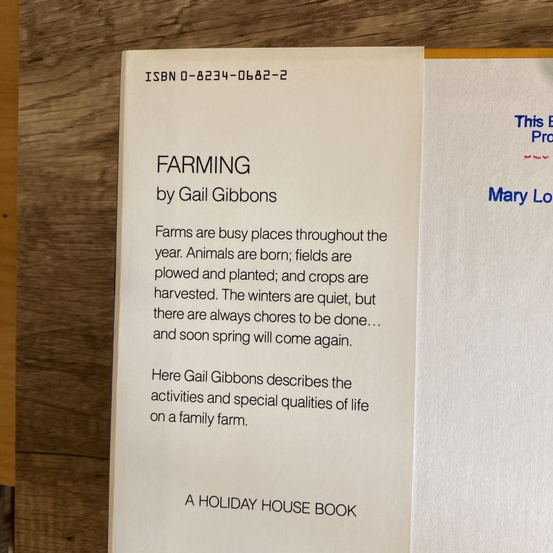 Farming by Gail Gibbons, Hardcover | Pangobooks