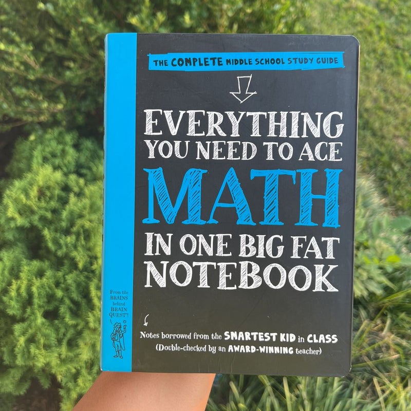 Everything You Need to Ace Math in One Big Fat Notebook by Altair ...