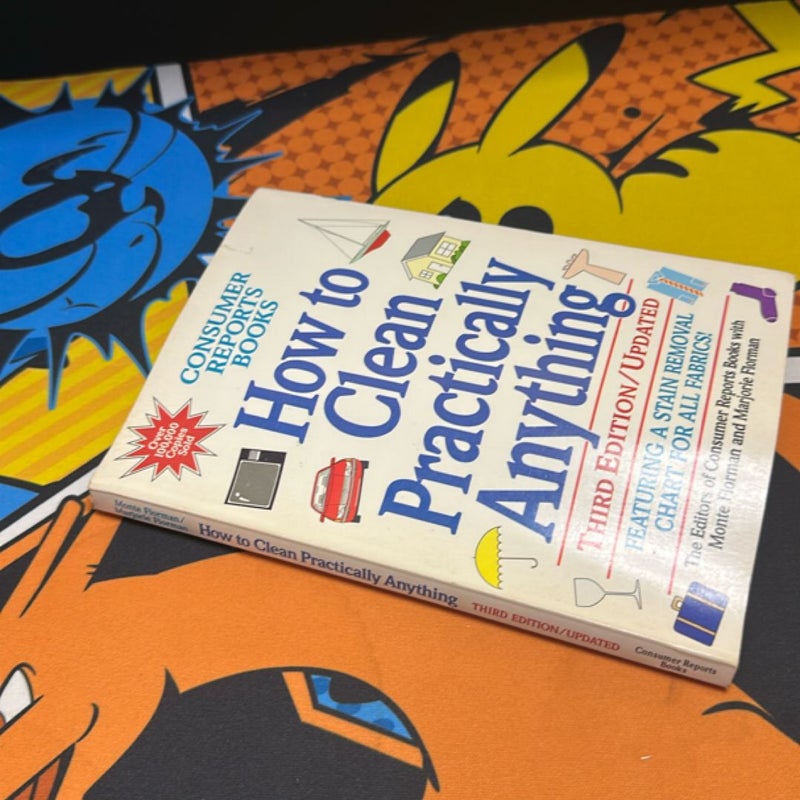 How to Clean Practically Anything by Consumer Reports , Paperback ...