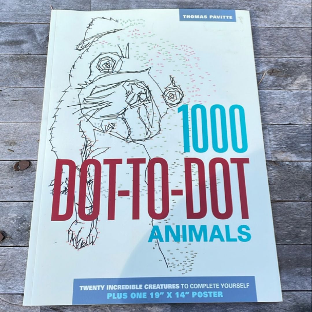 1000 Dot-To-Dot: Animals by Thomas Pavitte