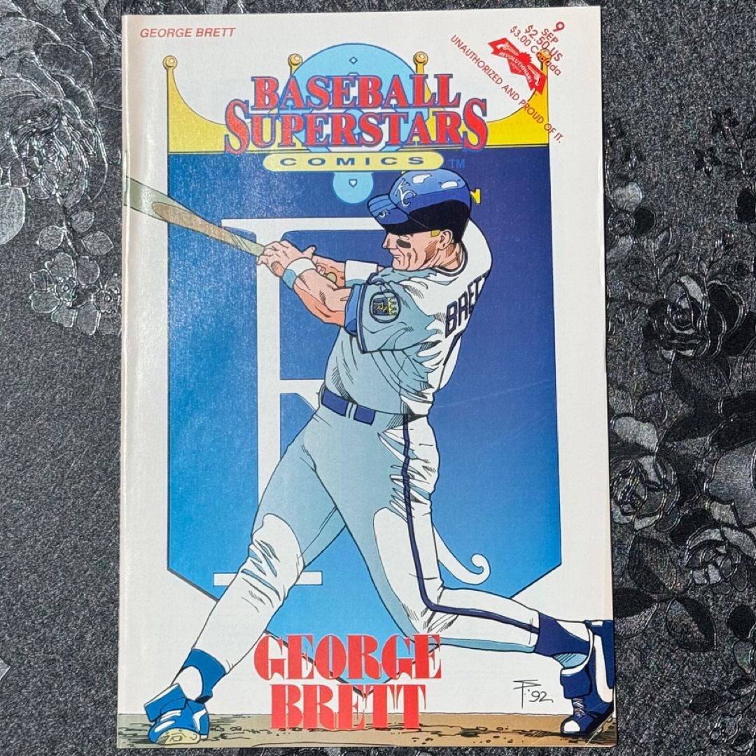 Baseball Superstars Comics # 9 Sept 1992 George Brett Revolutionary ...