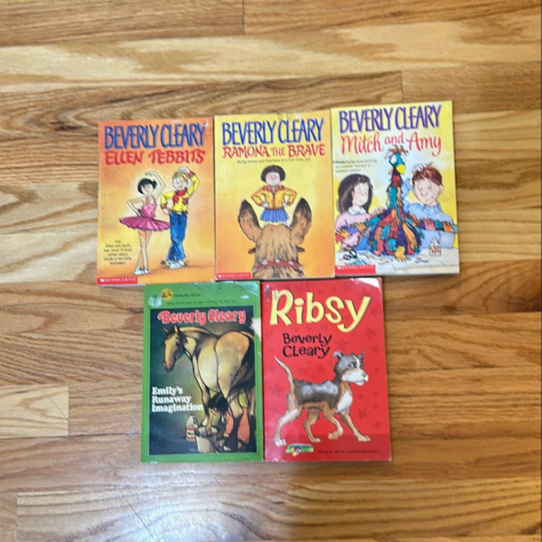 lot of 5 paperback books by Beverly Cleary by Cleary, Paperback ...