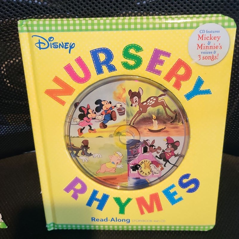 Disney Nursery Rhymes Read-Along Storybook and CD by Disney Books ...