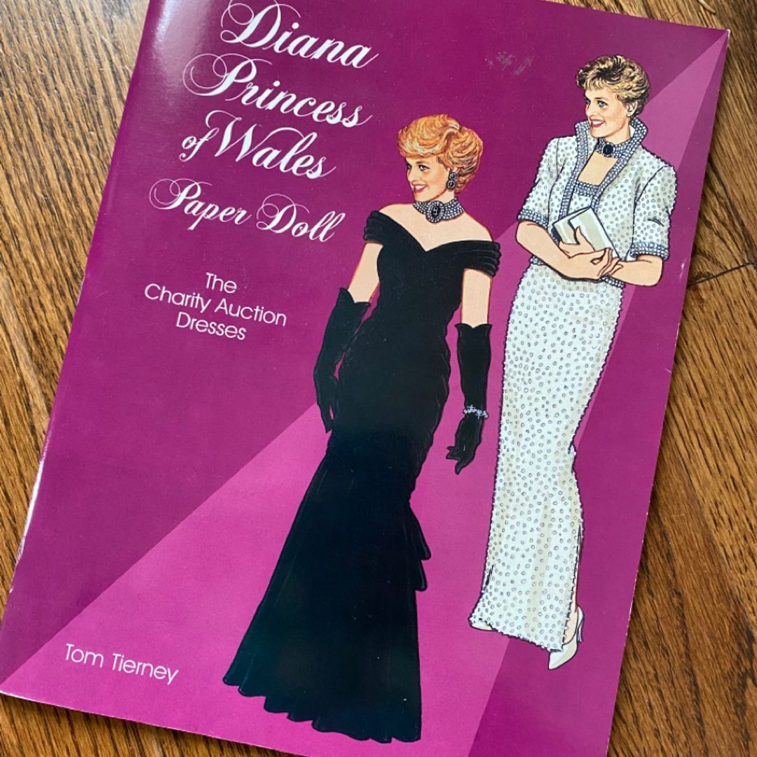 Diana Princess of Wales Paper Doll by Tom Tierney