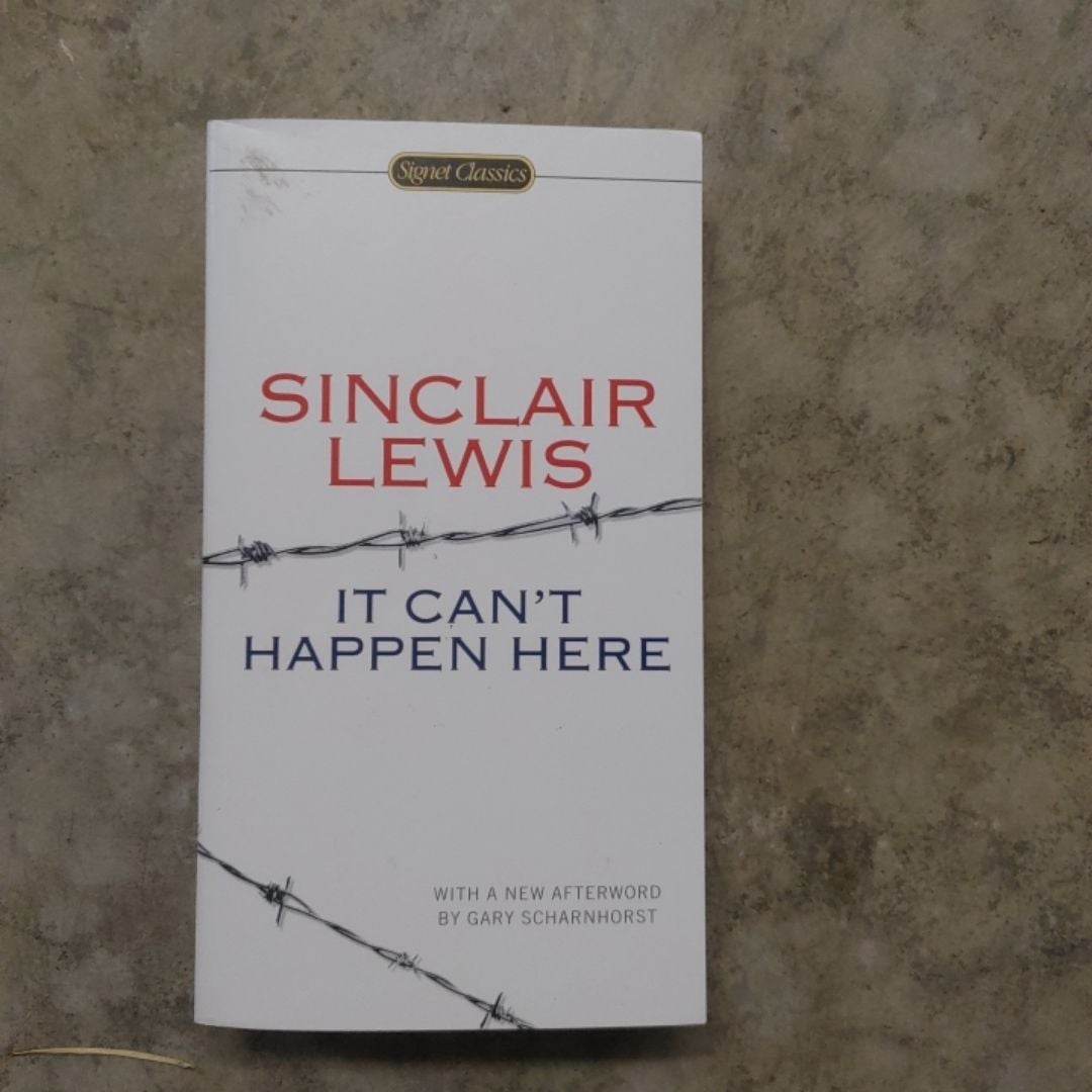 It Can't Happen Here by Sinclair Lewis; Michael Meyer (Introduction by ...