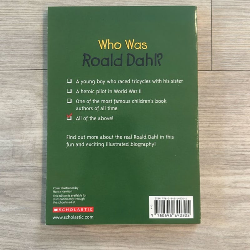 Who Was Roald Dahl by True Kelley, Paperback | Pangobooks