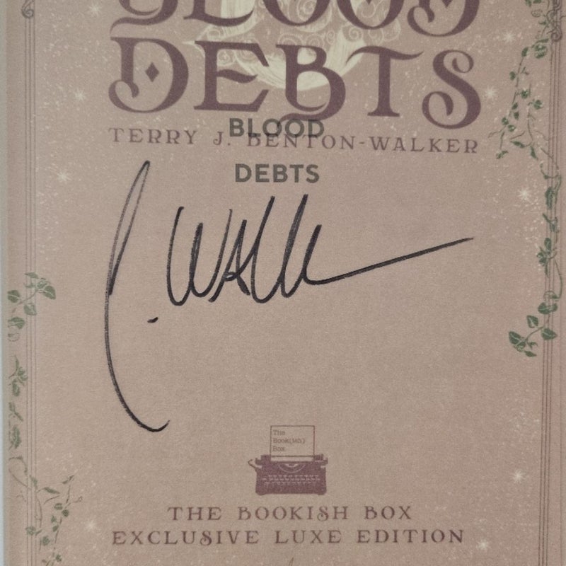 Blood Debts by Terry J. Benton—Walker, Hardcover | Pangobooks