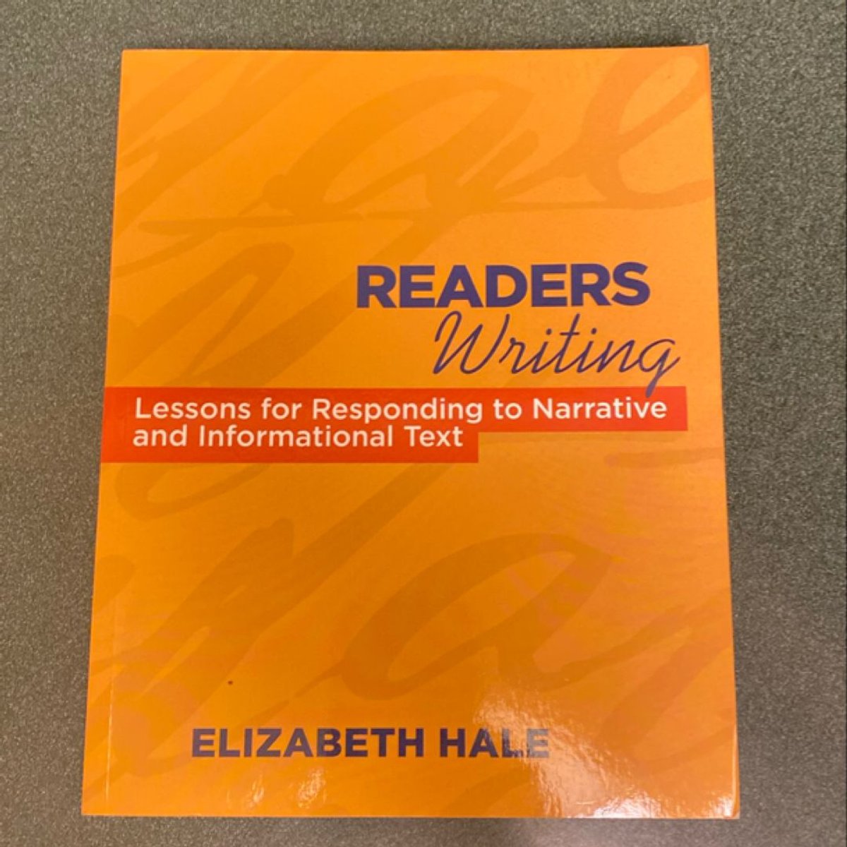 Readers Writing by Elizabeth Hale