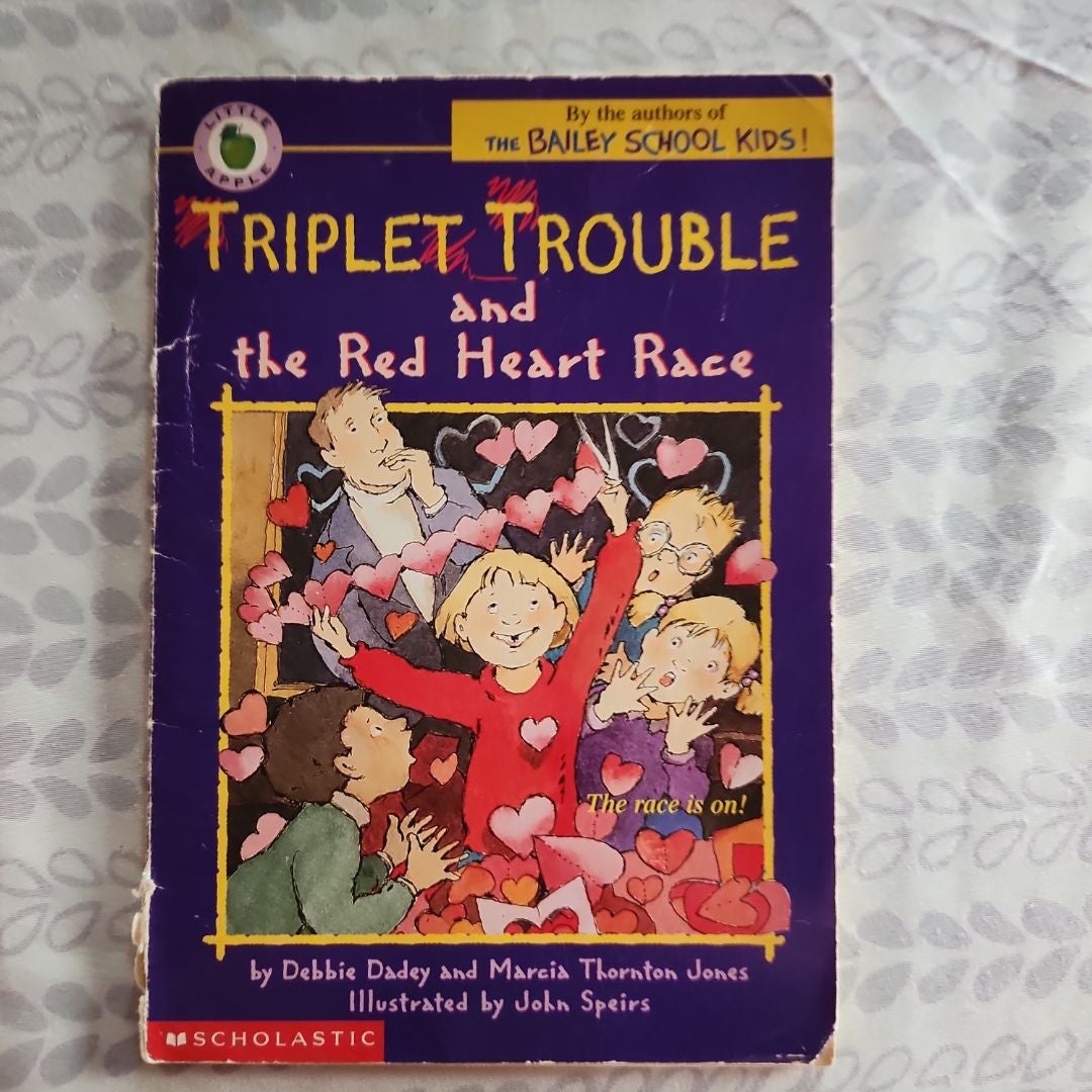 Triplet Trouble and the Red Heart Race by Debbie Dadey, Marcia Jones