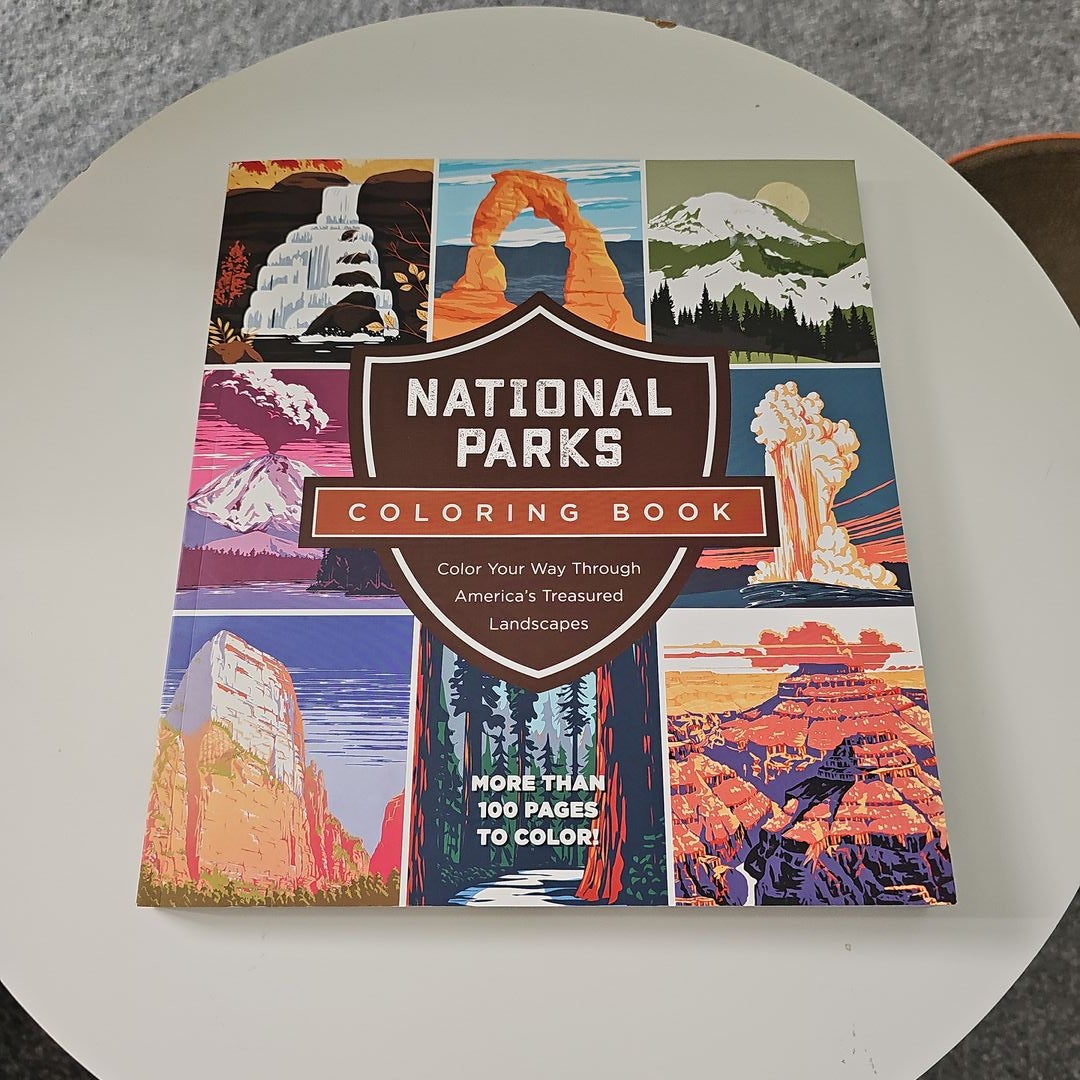 National Parks Coloring Book by Editors of Chartwell Books