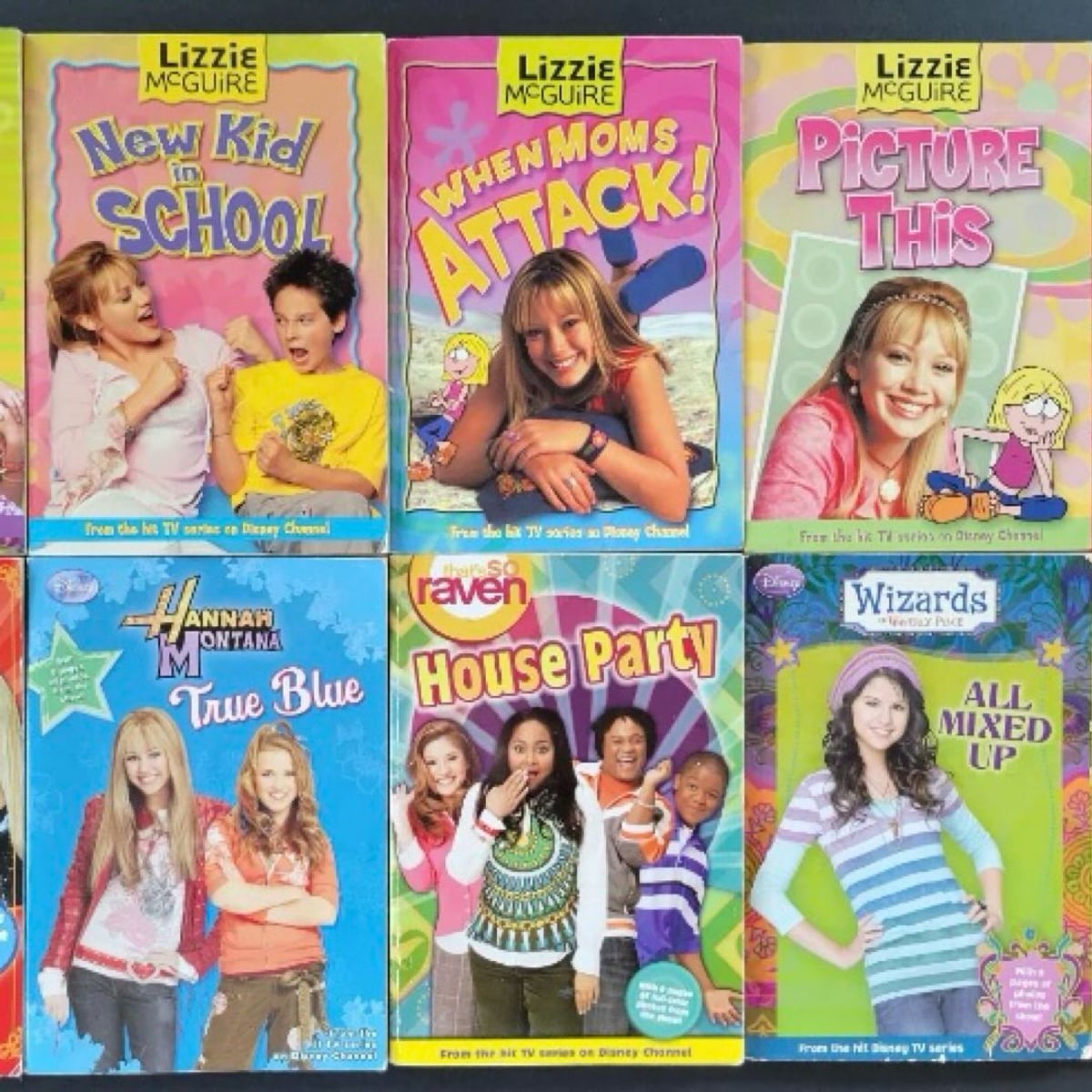 Disney Early 2000s TV Show, Lot Of 10, VTG Paperback Book Lot of 10 by ...