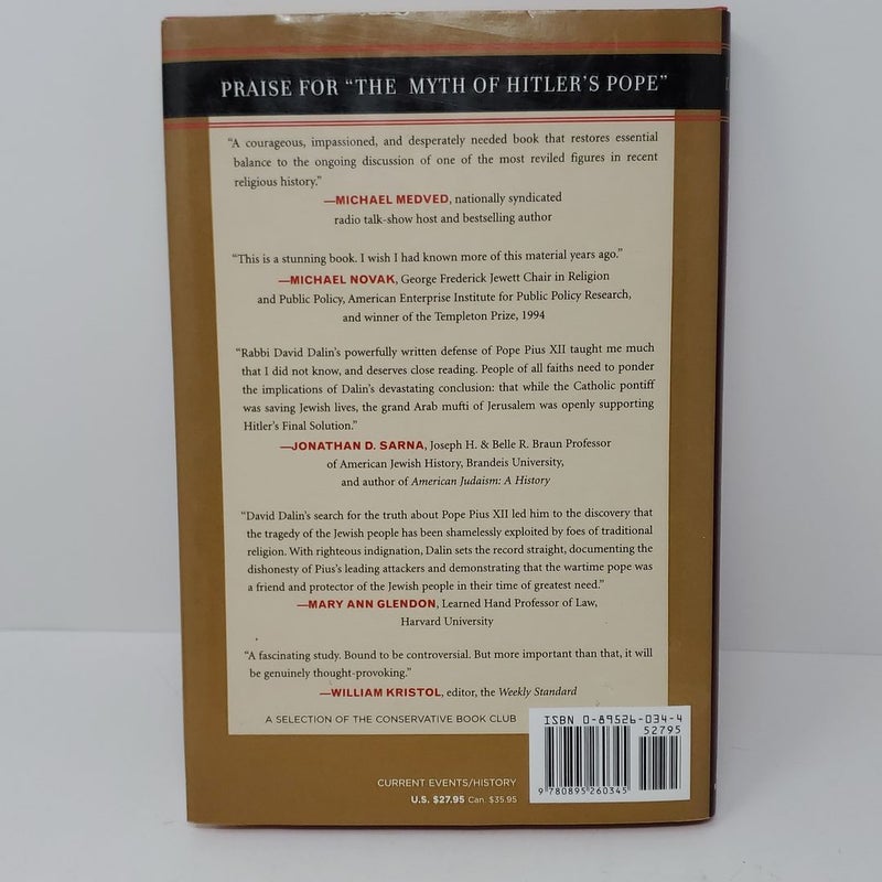 The Myth of Hitler's Pope by David G. Dalin, Hardcover | Pangobooks