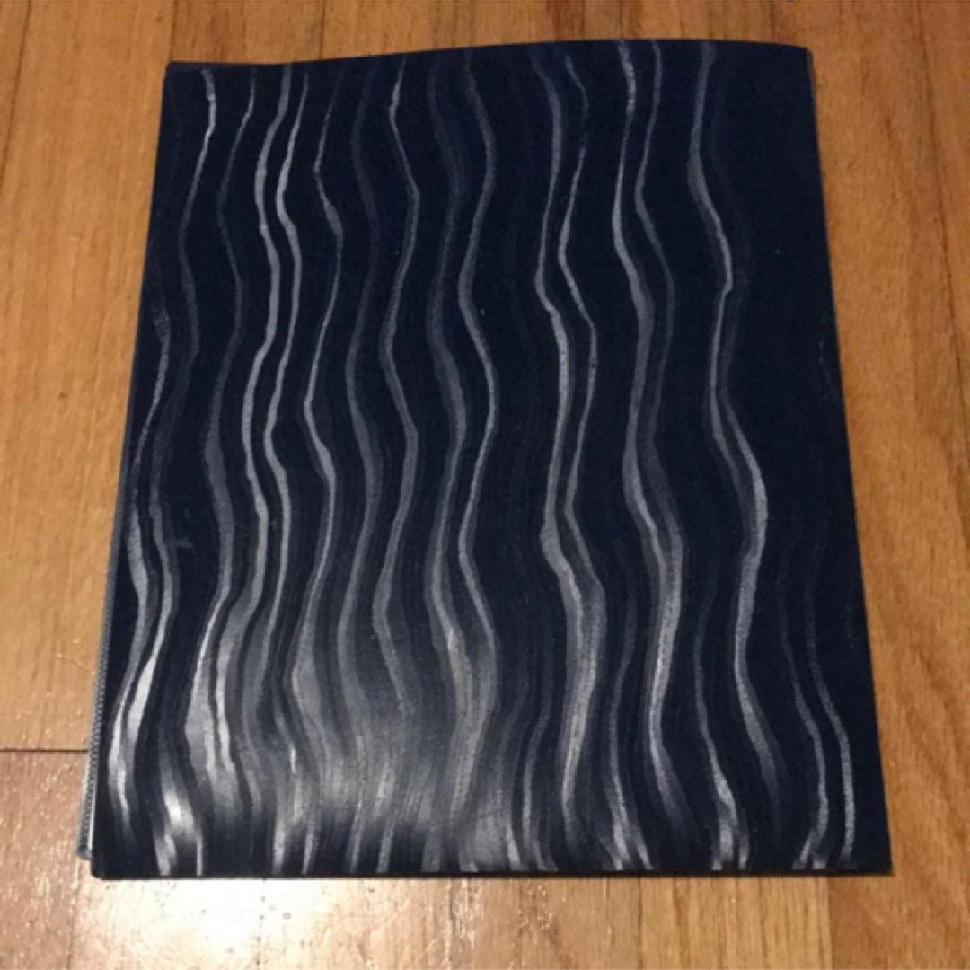 Navy Blue 6-Pocket Multi-Pocket Plastic Folder Book by N/A, Hardcover ...