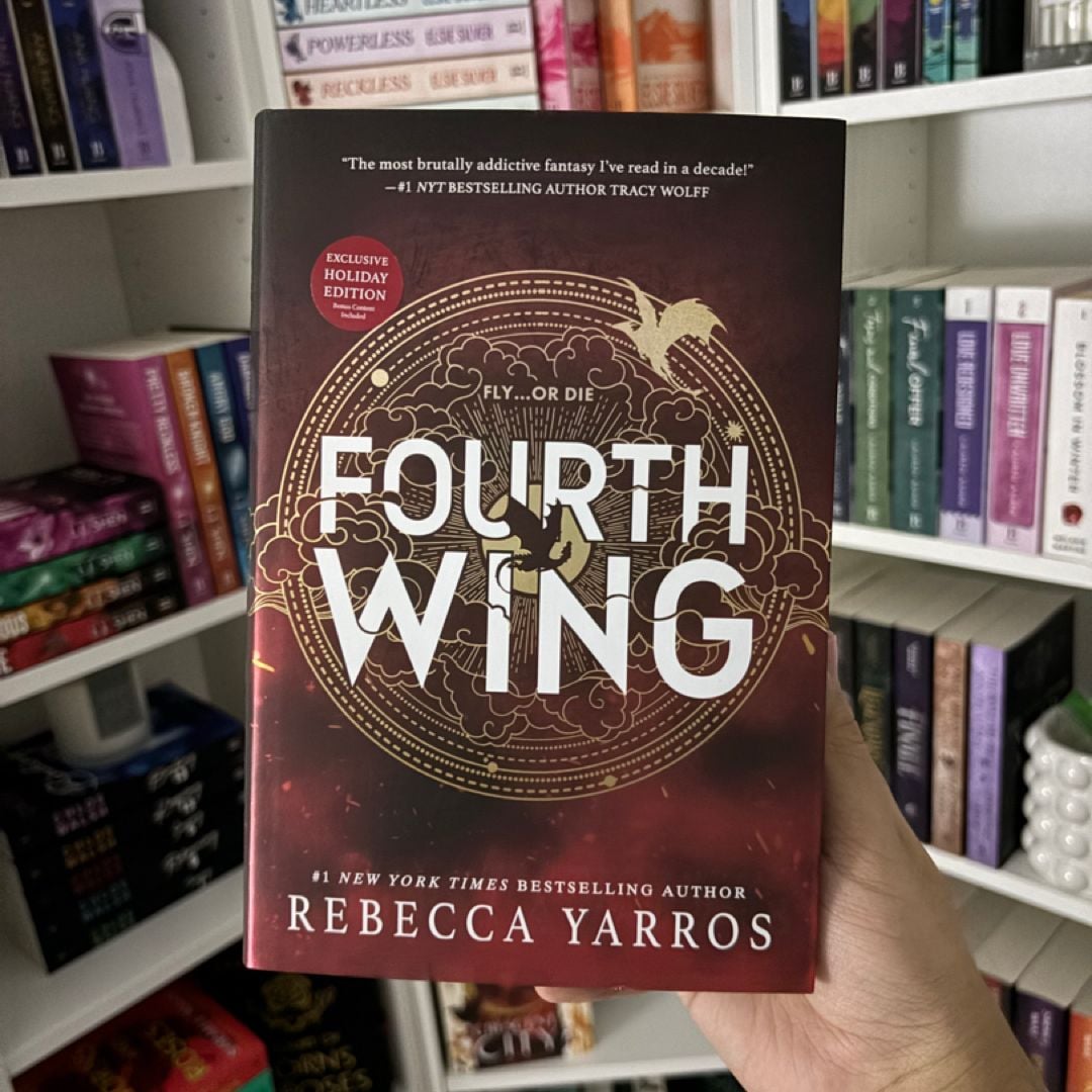 Fourth wing holiday edition by Rebecca Yarros, Hardcover | Pangobooks