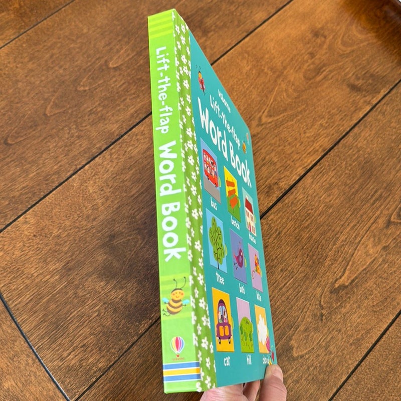Usborne Lift-the-Flap Word Book by Felicity Brooks, Hardcover | Pangobooks