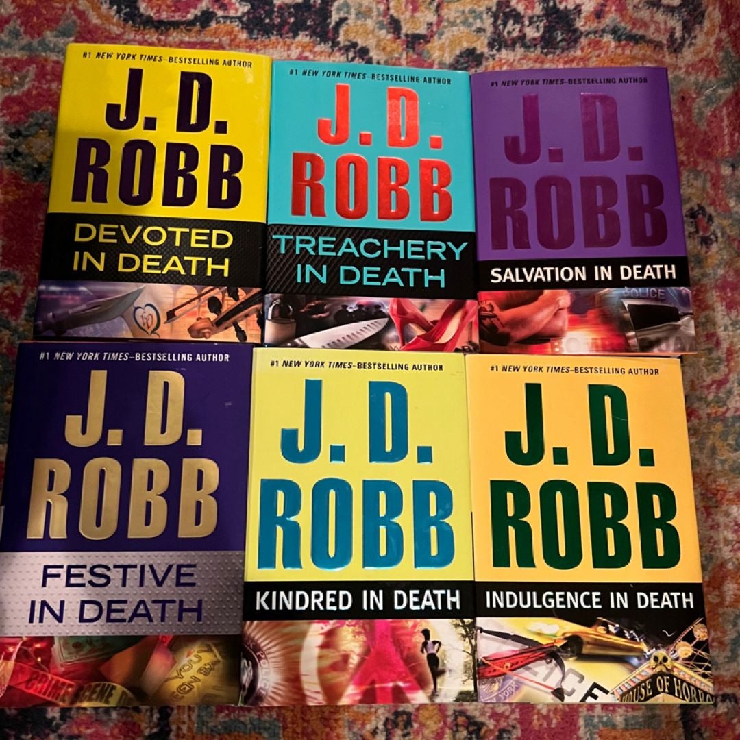JD Robb Hardcover Lot - VG 6 Books by JD Robb, Hardcover | Pangobooks
