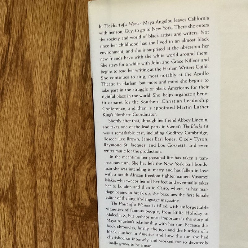 The Heart of a Woman by Maya Angelou, Hardcover | Pangobooks