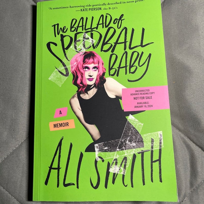 The Ballad of Speedball Baby ARC by Ali Smith, Paperback | Pangobooks