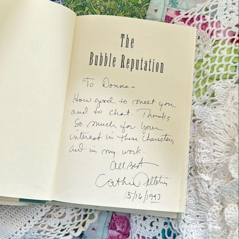 The Bubble Reputation by Cathie Pelletier