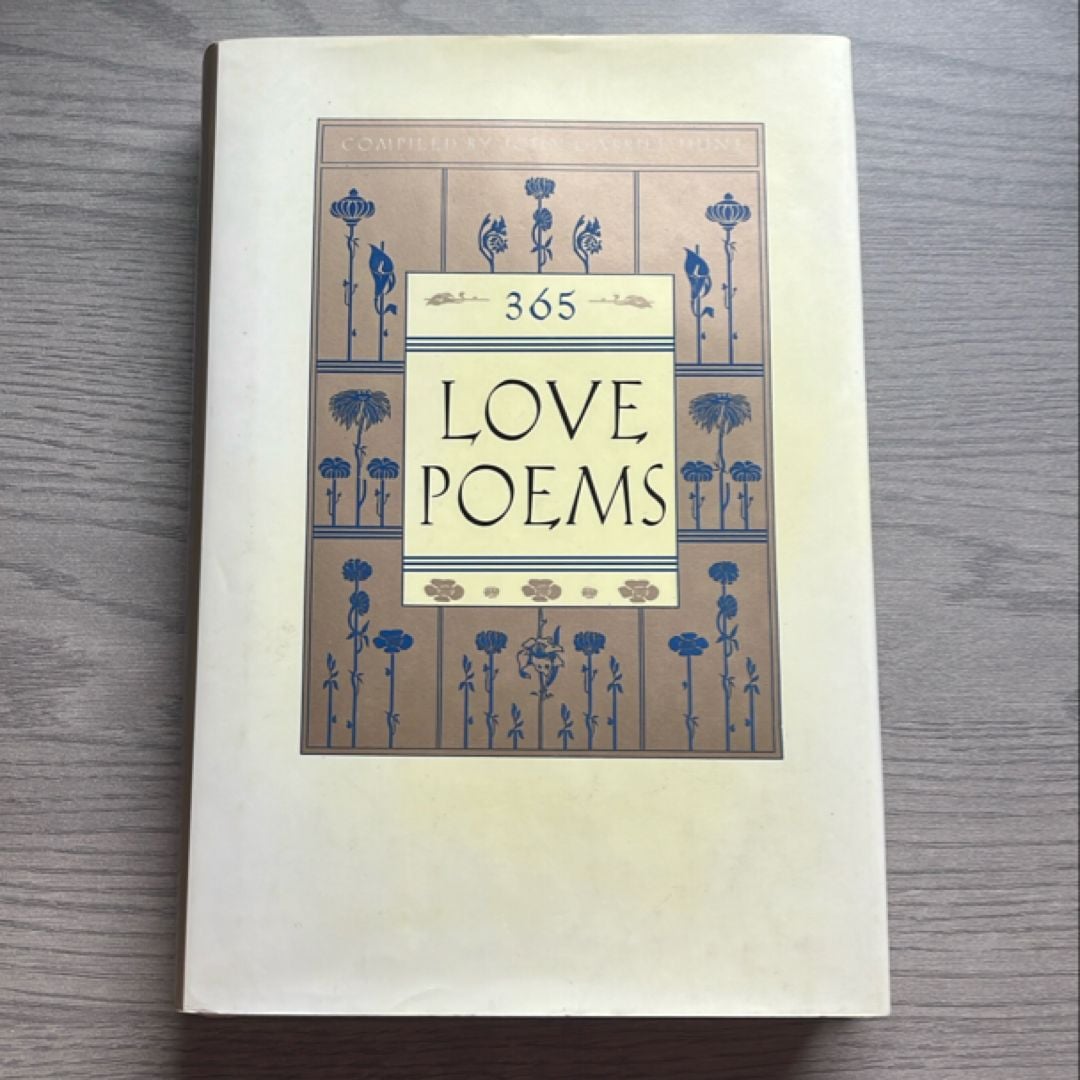 365 Love poems by John Gabriel Hunt, Hardcover | Pangobooks