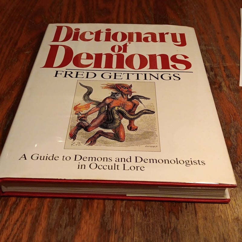 Dictionary of Demons by Fred Gettings, Hardcover | Pangobooks