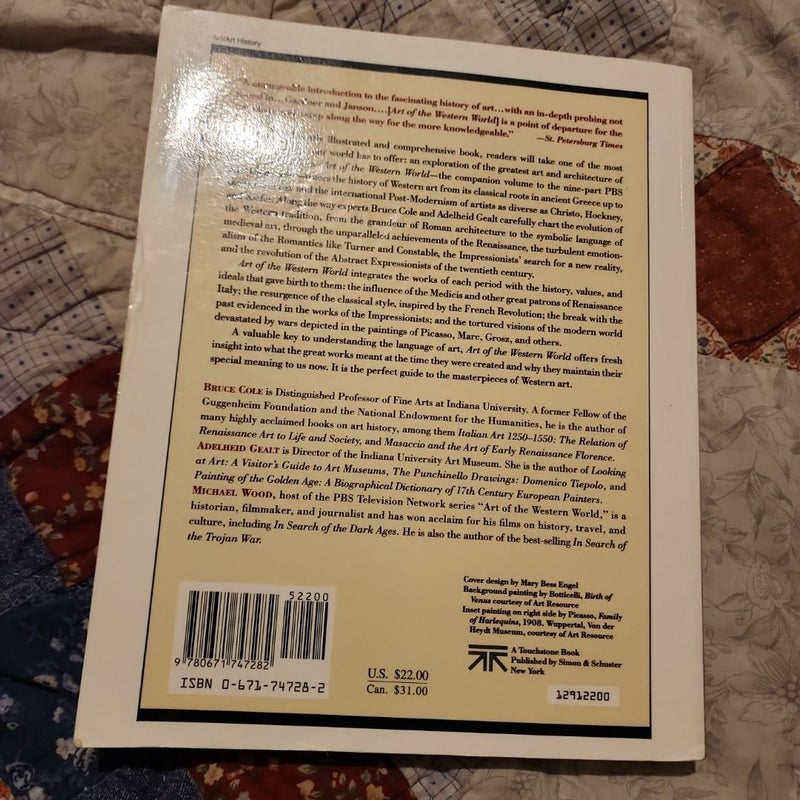 Art of the Western World by Bruce Cole, Paperback | Pangobooks