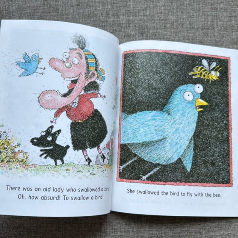 There Was an Old Lady Who Swallowed a Worm! by Lucille Colandro ...