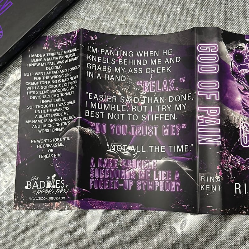God of Pain Rina Kent Baddies Book Box SE SIGNED by Rina Kent ...