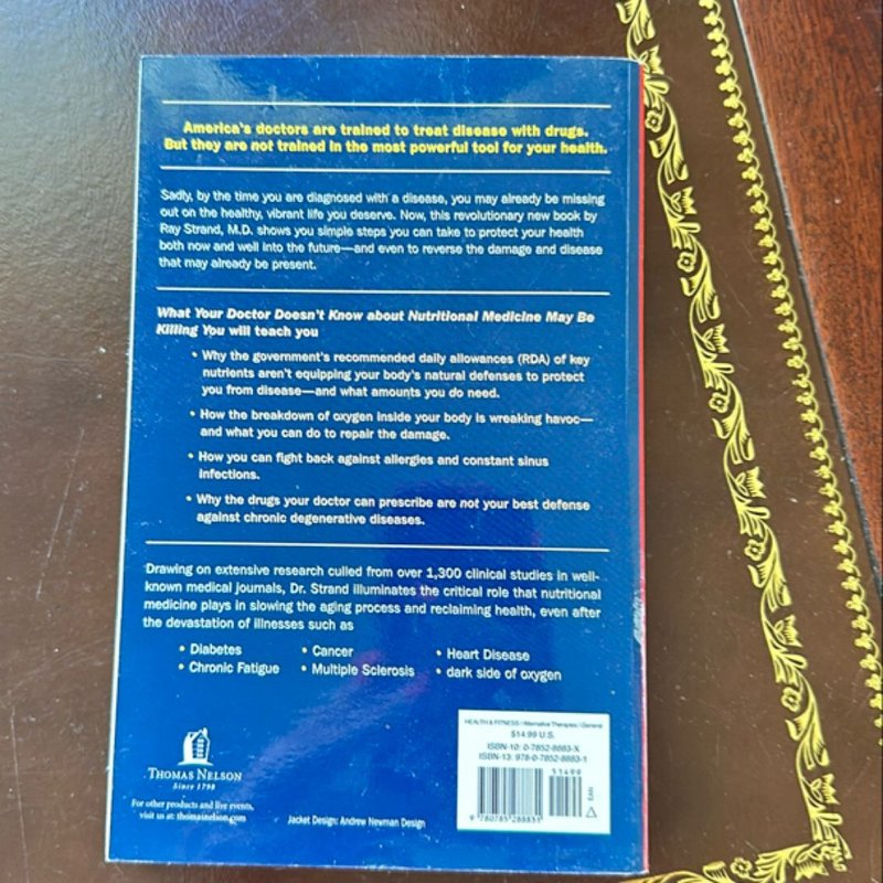 What Your Doctor Doesn T Know About Nutritional Medicine May Be Killing