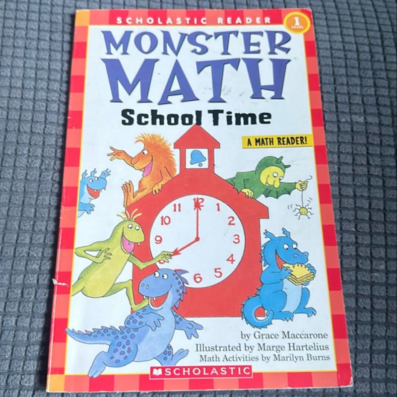 Scholastic Reader: Monster Math: School Time by Grace Maccarone ...