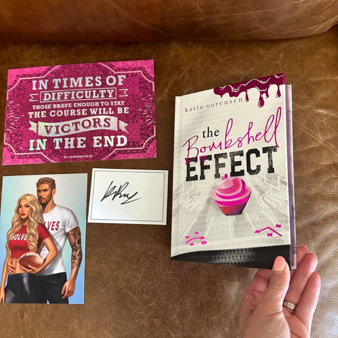 The bombshell effect signed special edition lit haven sprayed edges by Karla Sorensen ...