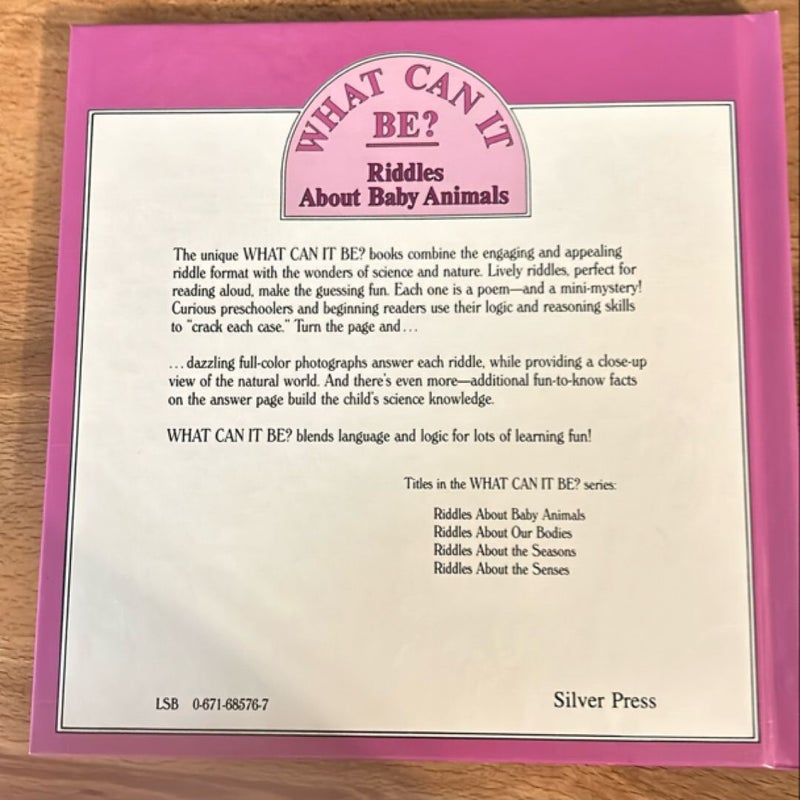 Riddles about Baby Animals by Jacqueline A. Ball