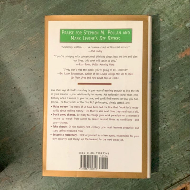 Live Rich by Stephen Pollan, Mark Levine