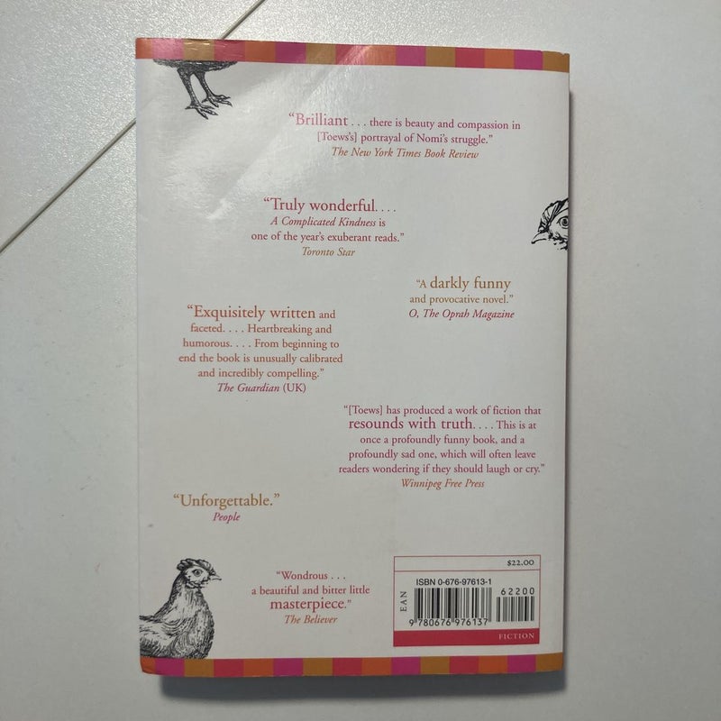 A Complicated Kindness by Miriam Toews